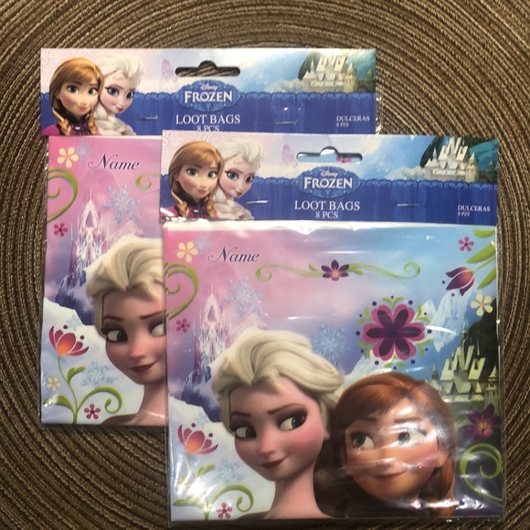 Disney | Party Supplies | Disney Frozen Loot Bags | Poshmark